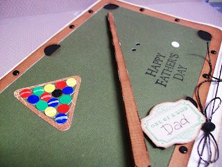 Paper Creations by Kristin: Pool Table Card