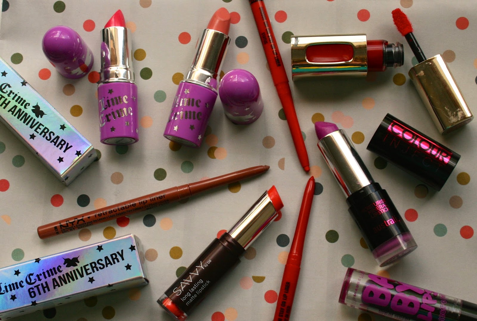 In Tents Beauty: Lip Product Haul!