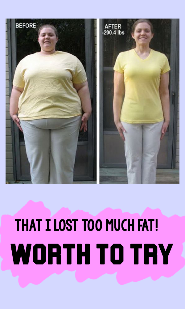 Lose Your Weight Now: THAT I LOST TOO MUCH FAT
