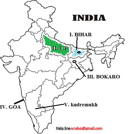 India Map Work Geography Class 12