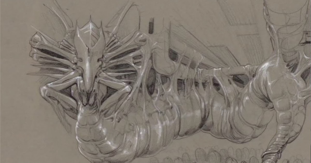 Alien Explorations: Aliens: Concept art for Alien Queen Egg Layer by ...