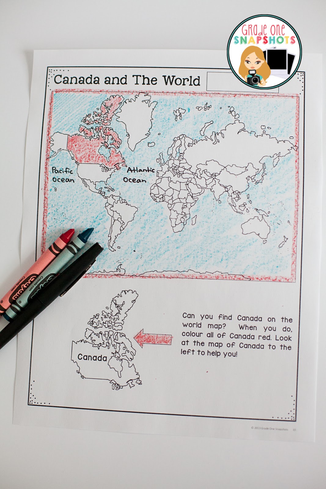 Grade One Snapshots: Learning about Canada