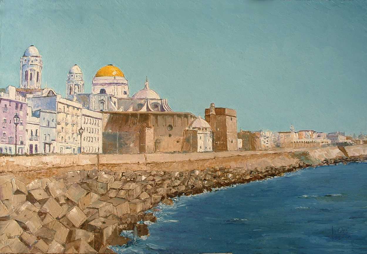 UN RINCON PARA MIS PINTURAS: Cádiz desde la Caleta