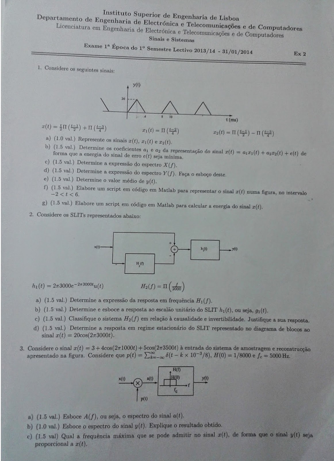 Resolução de perguntas de exame de Sinais e Sistemas do ISEL – Nós ...