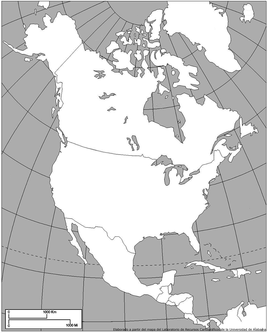 Material para Clases de Geografía: Mapas mudos
