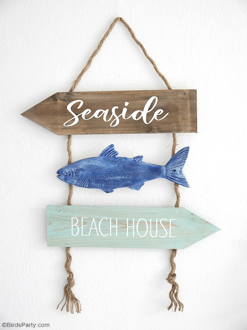 DIY Nautical Coastal Decor - Party Ideas | Party Printables Blog