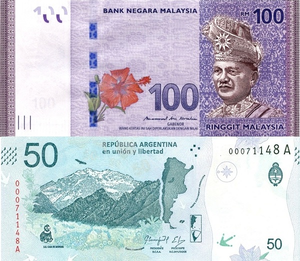 Pertukaran Ringgit Malaysia MYR Kepada Peso Argentina ARS Tukaran