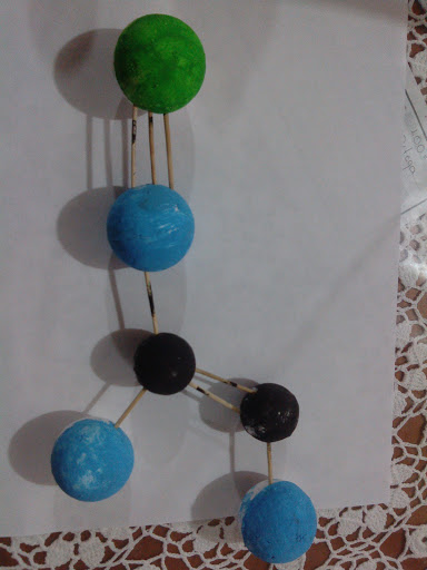 Modelos atómicos de los Monómeros