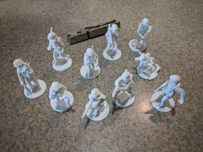 Tabletop Fix: Alloy Models - 3D Printable WWII US Miniatures Kickstarter
