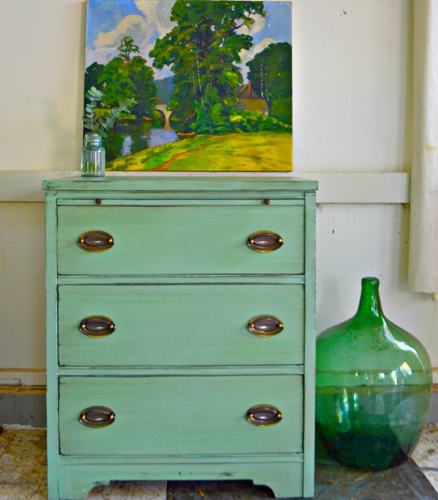 Heir and Space: A Bachelor's Chest in Aqua