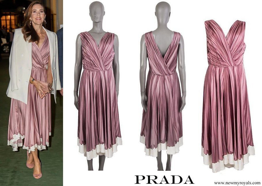 Crown Princess Mary attended a gala dinner in Milan