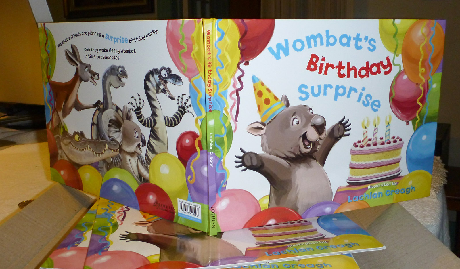 Lach's Free Range: Wombats Birthday Surprise arrives.