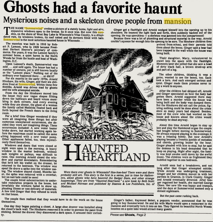Seeks Ghosts: Haunted Summerwind