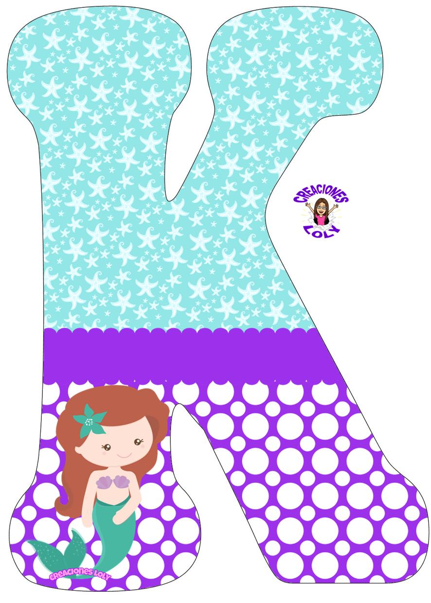 Creaciones Loly: Abecedario Sirenita