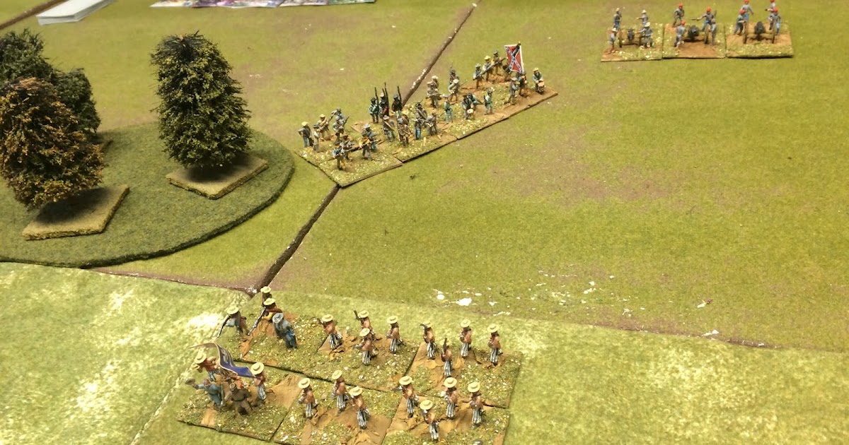 Cirencester wargames: ACW Campaign - week 1