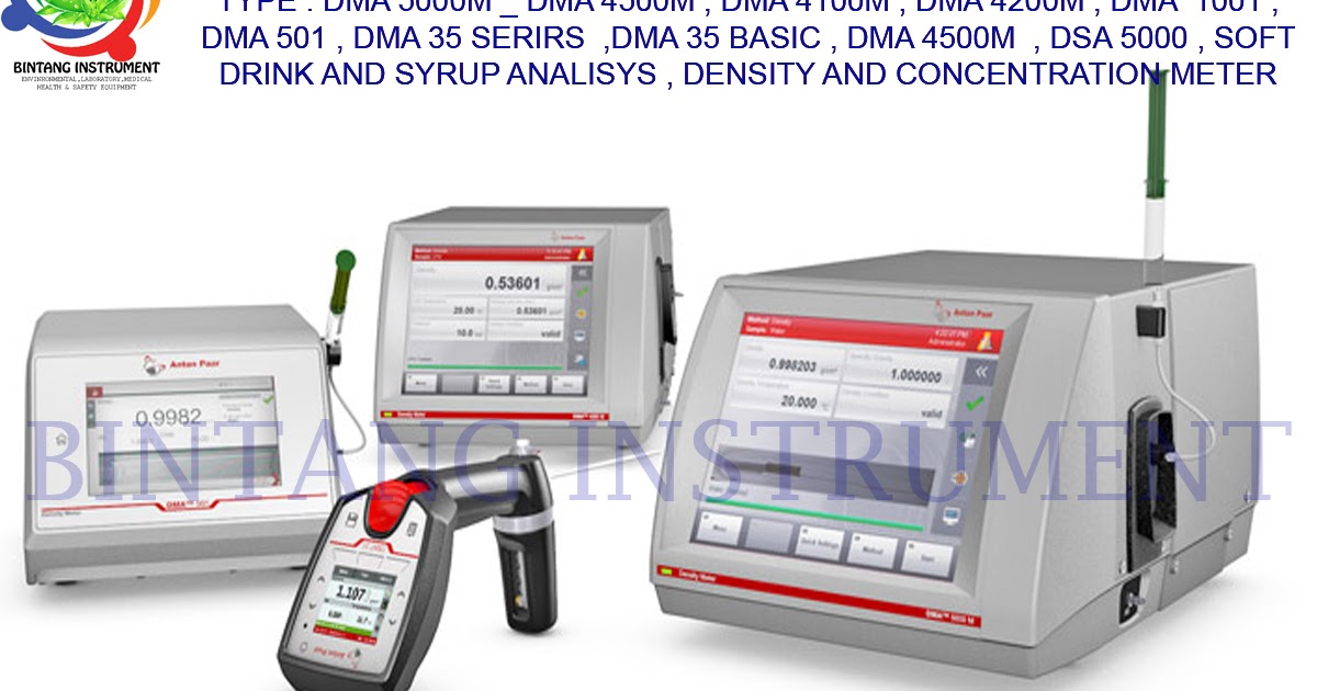 BINTANG INSTRUMENT : 081362449440 Jual DENSITY METER BRAND : ANTON PAAR ...