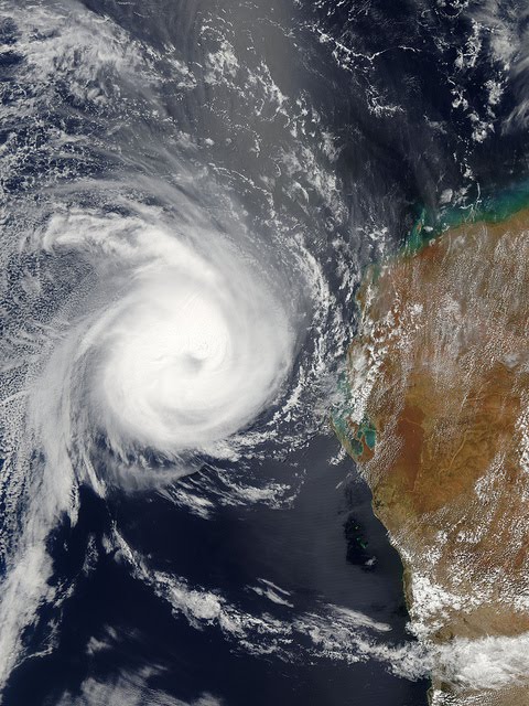 Cyclone frequency declining while intensity increasing across ...