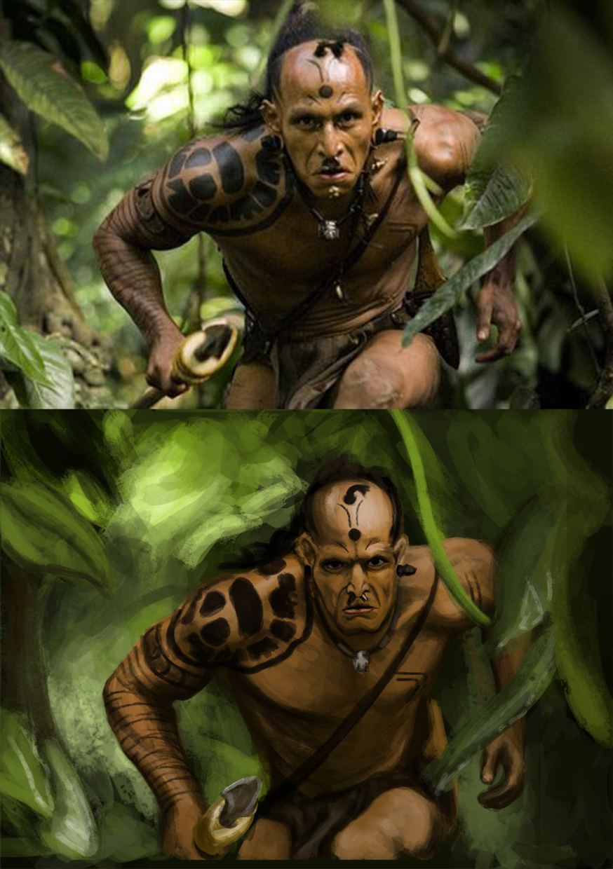 Jeff Robbins Art Blog: Apocalypto Speed Paint