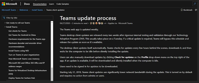 Microsoft Teams and UC from my point: April 2020 update - May first edition