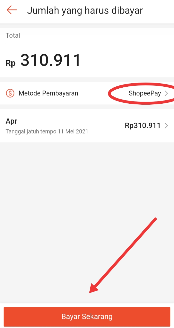Cara Membayar Tagihan Shopee Paylater menggunakan ShopeePay - Ana Bintang