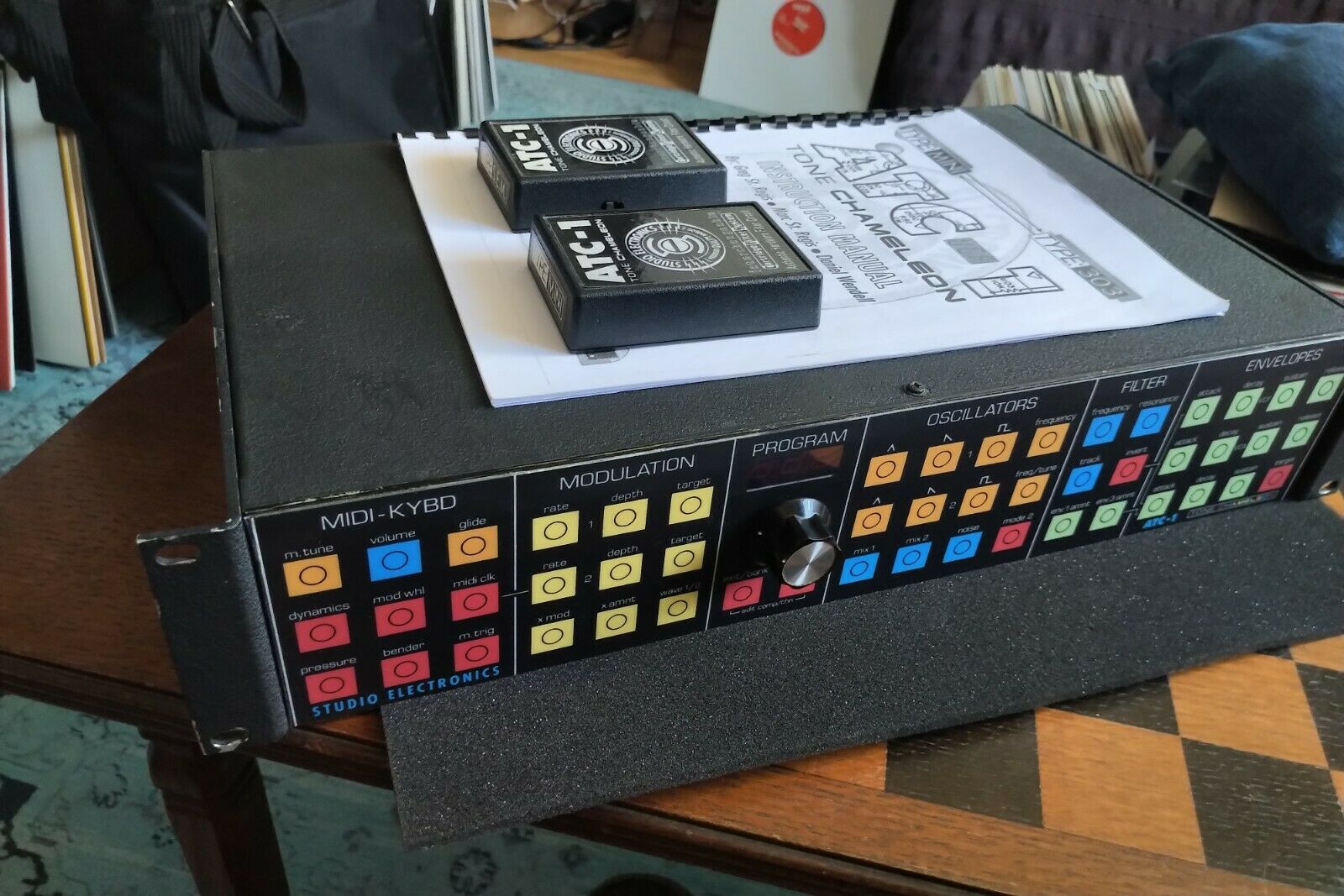 MATRIXSYNTH: Studio Electronics ATC-1 Rack Synth SN 1162 w/ Moog & SEM ...