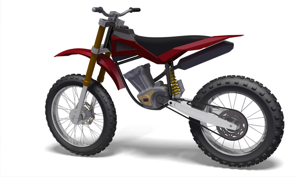 SUBASH'S CATIA WORKS: MY FIRST FULLY ASSEMBLED DESIGN- A DIRT BIKE