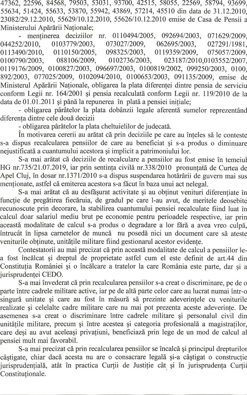 SENTINTA CIVILA nr. 877/2011 A TRIBUNALULUI OLT: contestatii ...