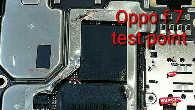 Test Point: OPPO Jtag + iSP + eMMc + Test Point