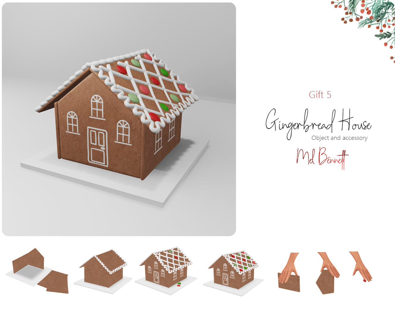 Sims 4 Gingerbread House - Mel Bennett