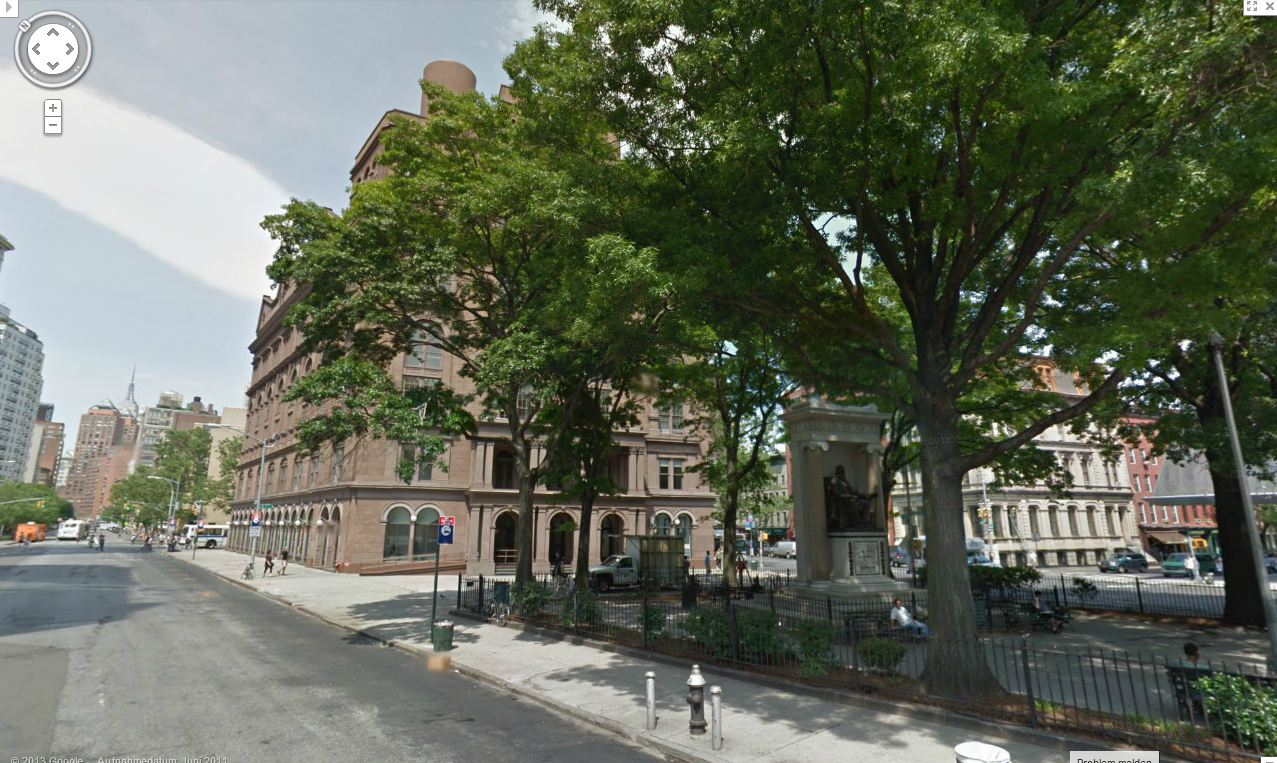 New York - History - Geschichte: Cooper Square