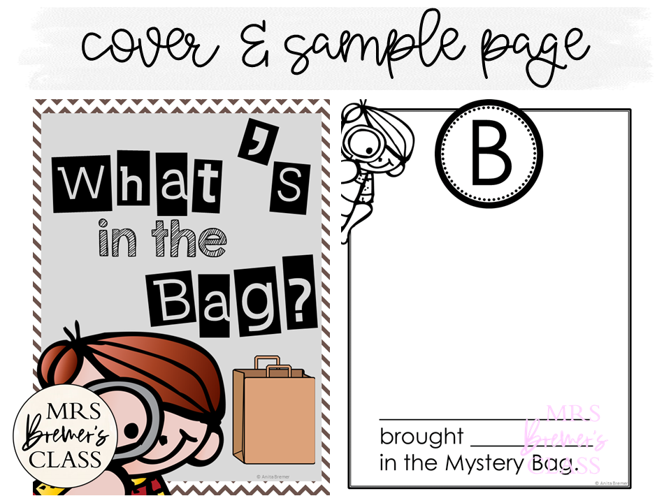 Mystery Bags and 5 Senses freebie | Mrs. Bremer's Class