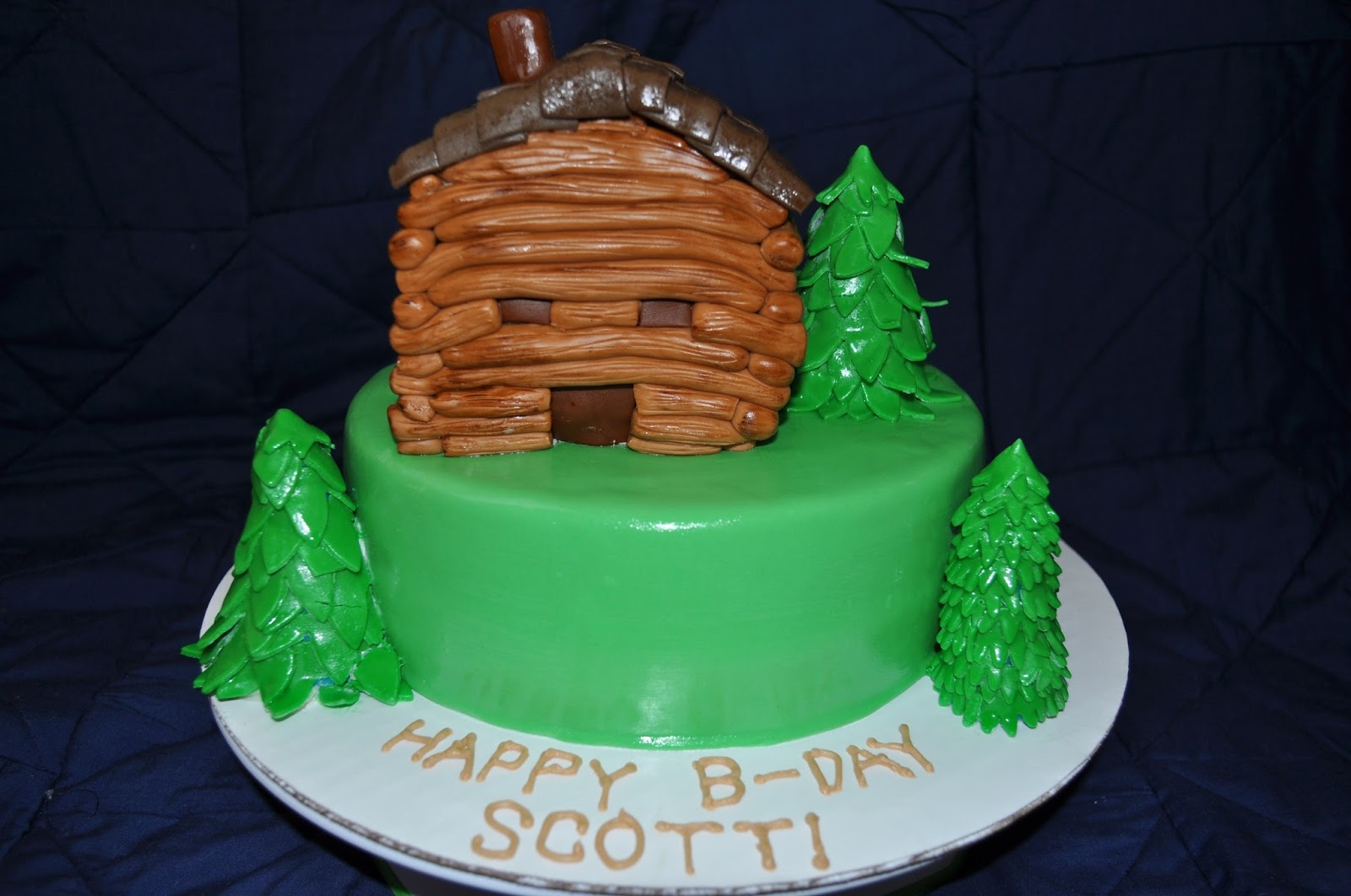 Katie's Cake Creations: Cabin Cake