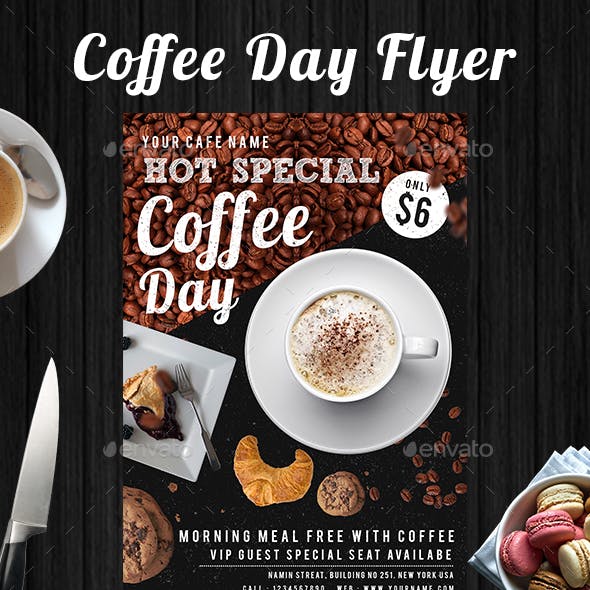 50+ Best Coffee Flyer Templates | Free & Premium