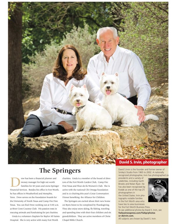 Fort Worth Business Press 2014: The Springer Family