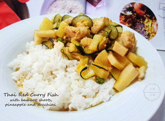 Thai Red Curry Fish, Asian Food Fest