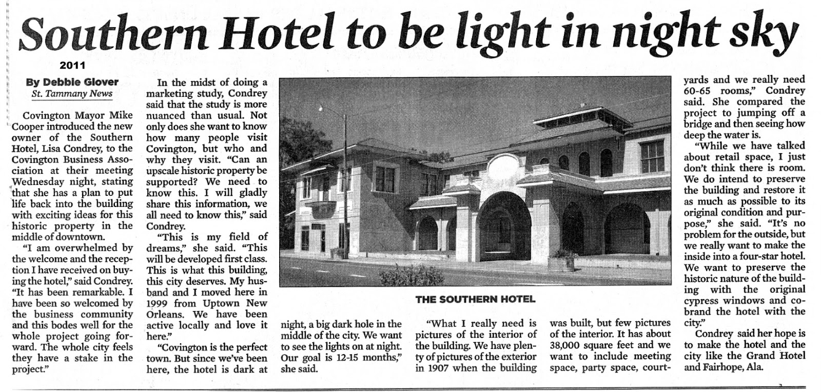 Covington Downtown: The History of the Southern Hotel