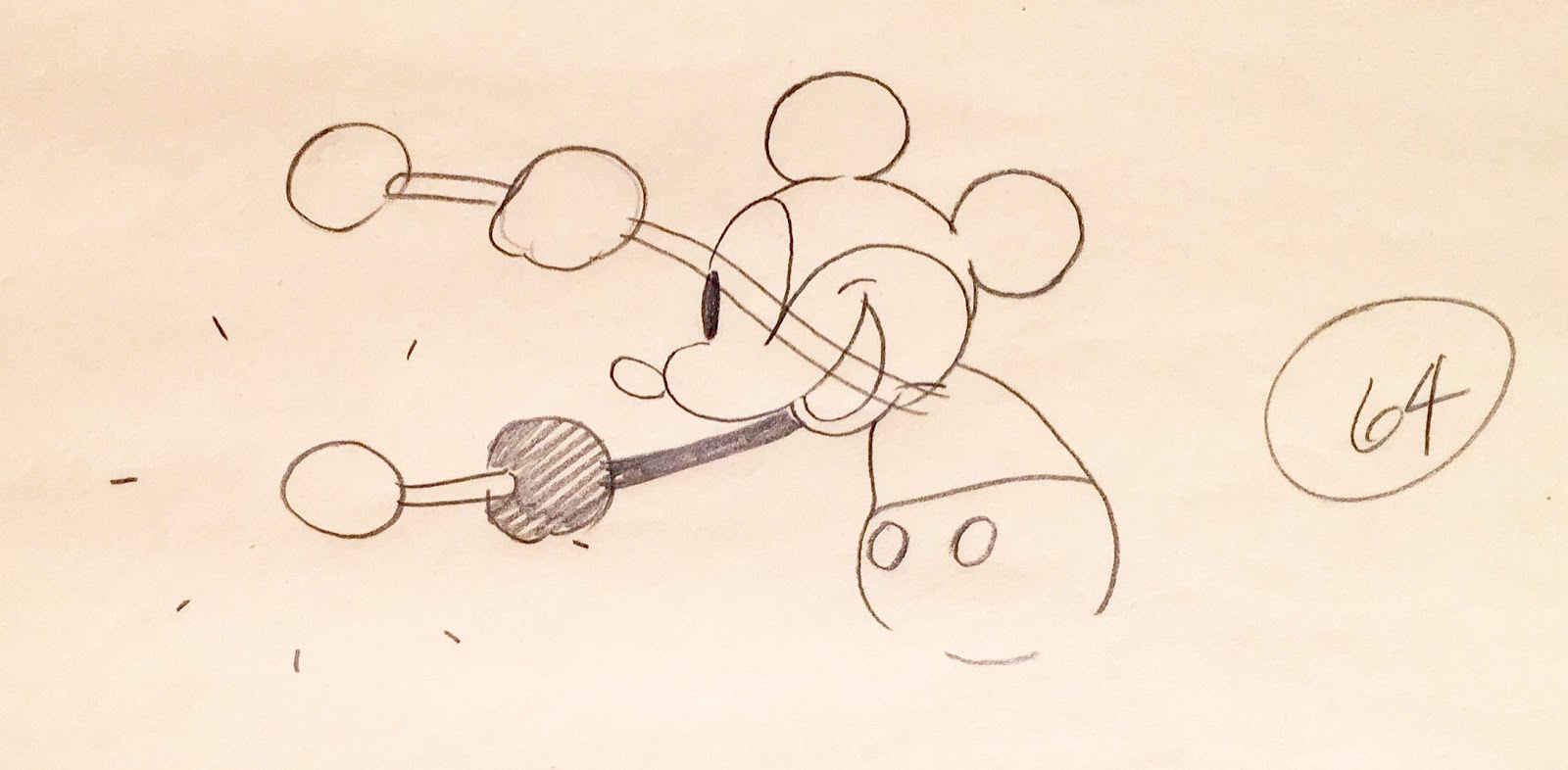 Animation Collection: Original Production Animation Drawing of Mickey ...