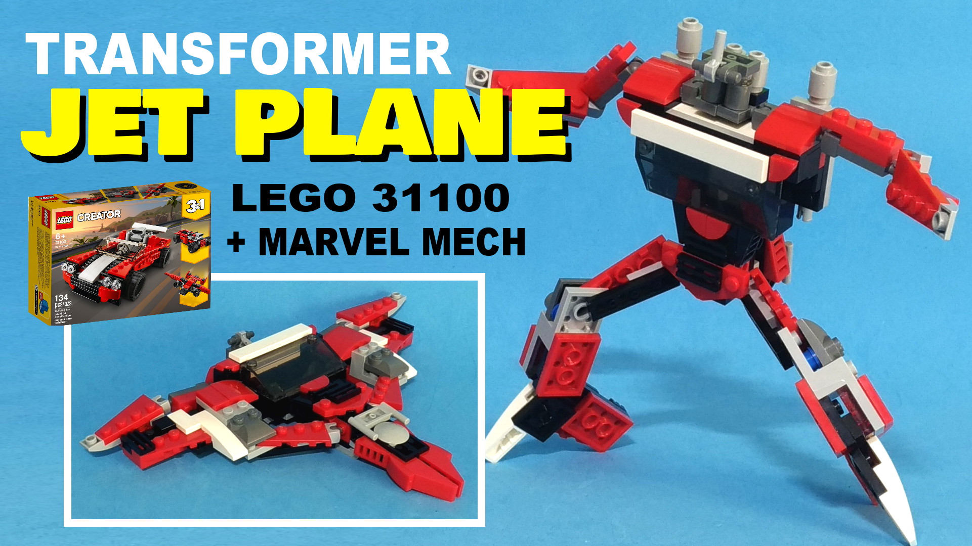 Alanyuppie's LEGO Transformers: Video Tutorial: Transformer Jet Plane ...