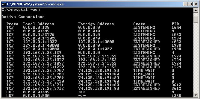 windows problems and solutions: Command For Find Port Used By ...