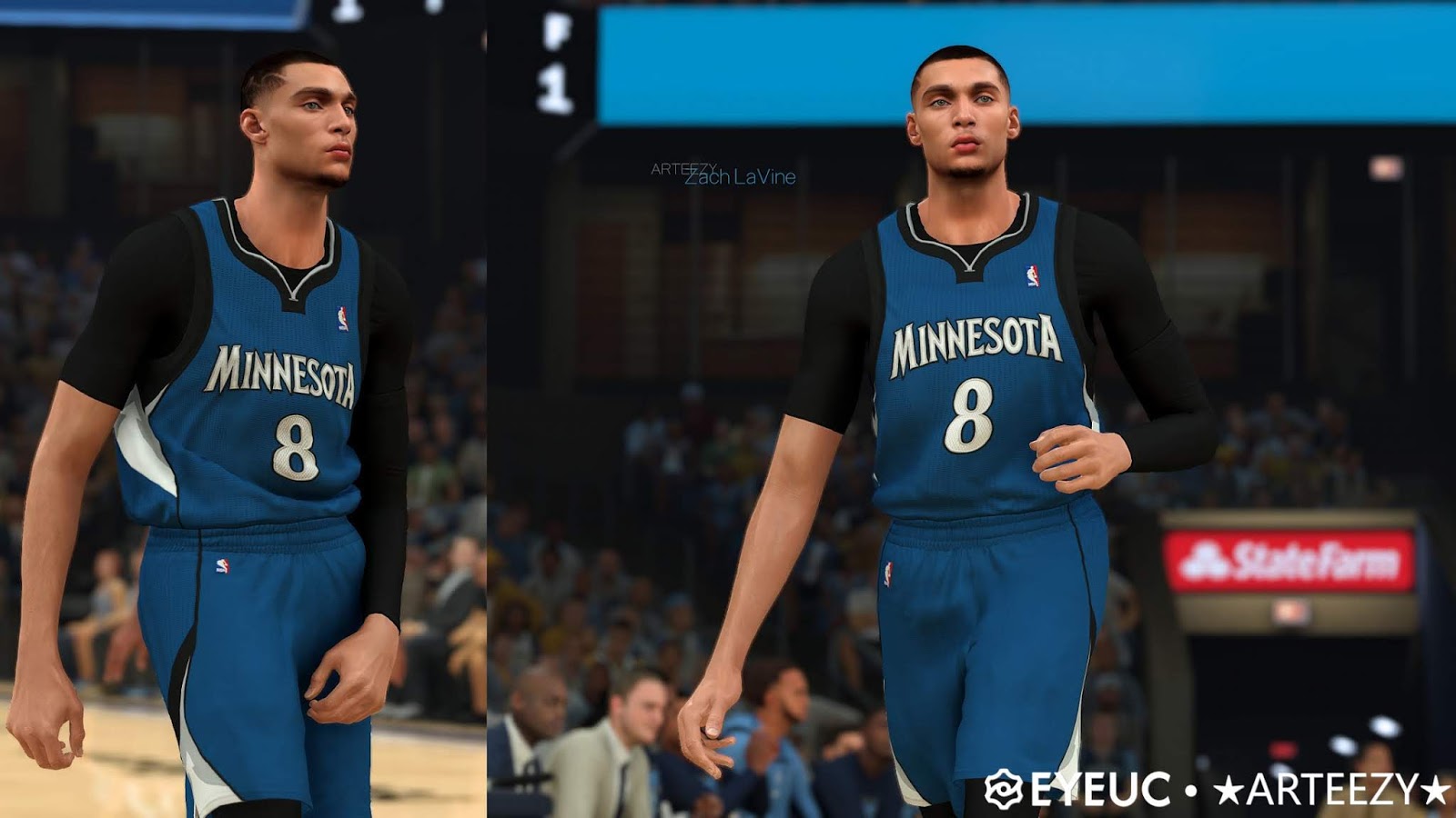 Zach Lavine HD Face And Body Model by Arteezy [FOR 2K20]