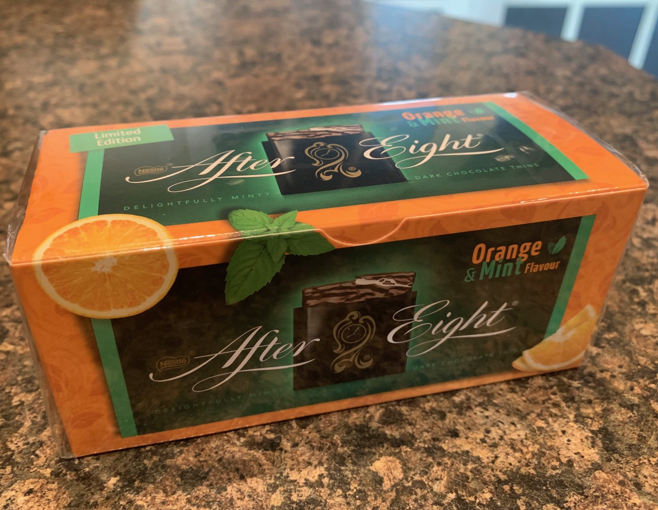 FOODSTUFF FINDS: Nestle After Eight Orange & Mint (GB Gifts) By @Cinabar