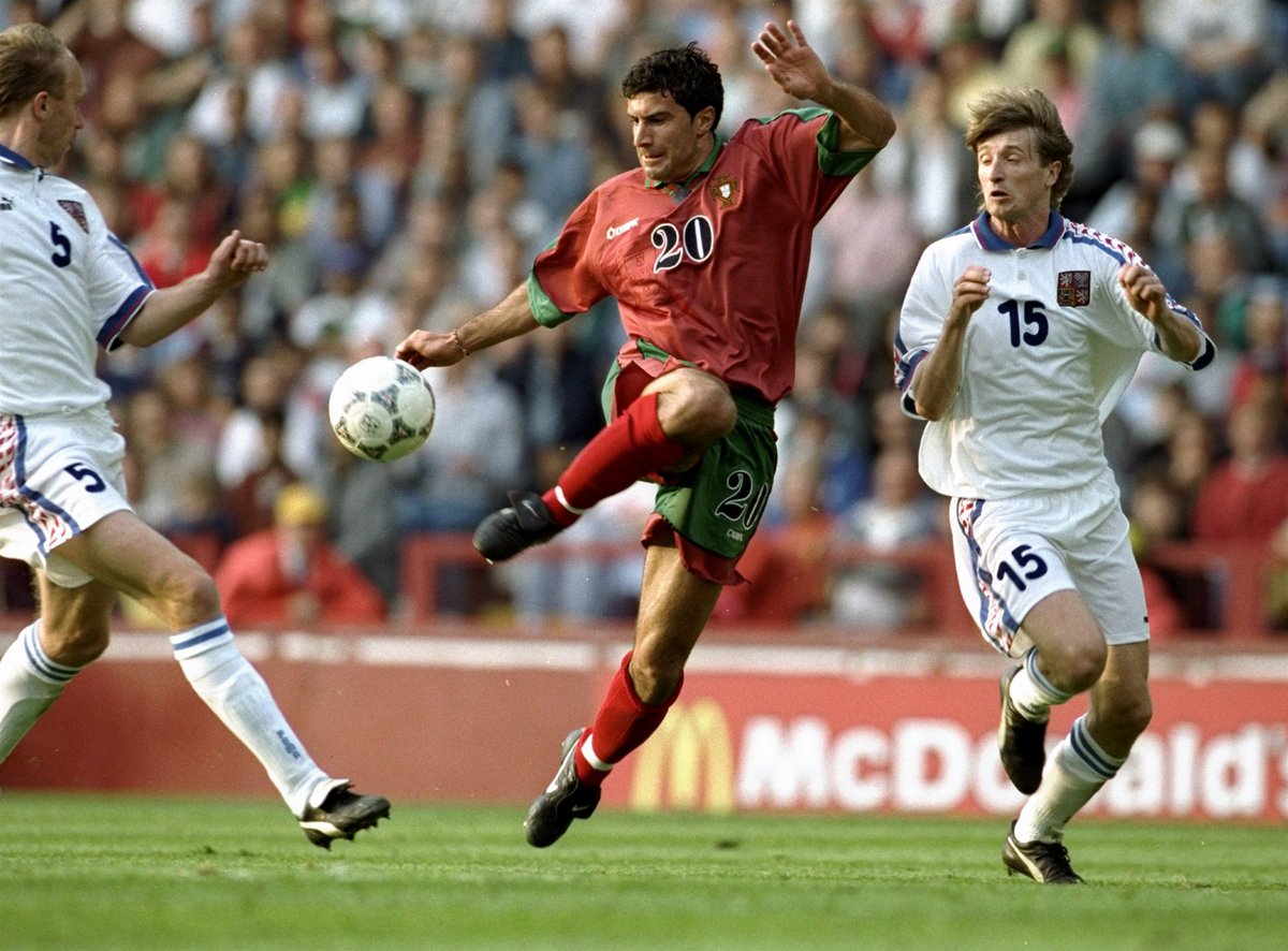 Futebol Total Grandes Jogos: Euro Cup 1996 Portugal vs Czech Republic ...