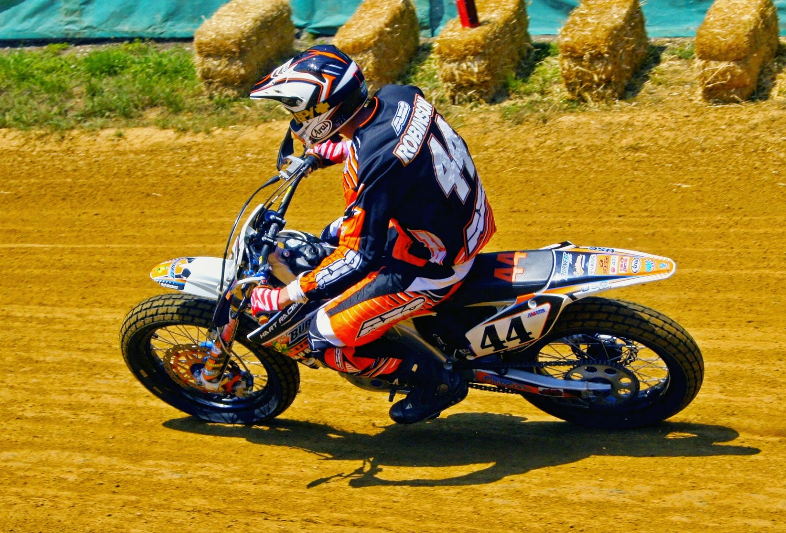 Stu's Shots R Us: Brandon Robinson #44 Leaves AMA Pro Flat Track Grand ...