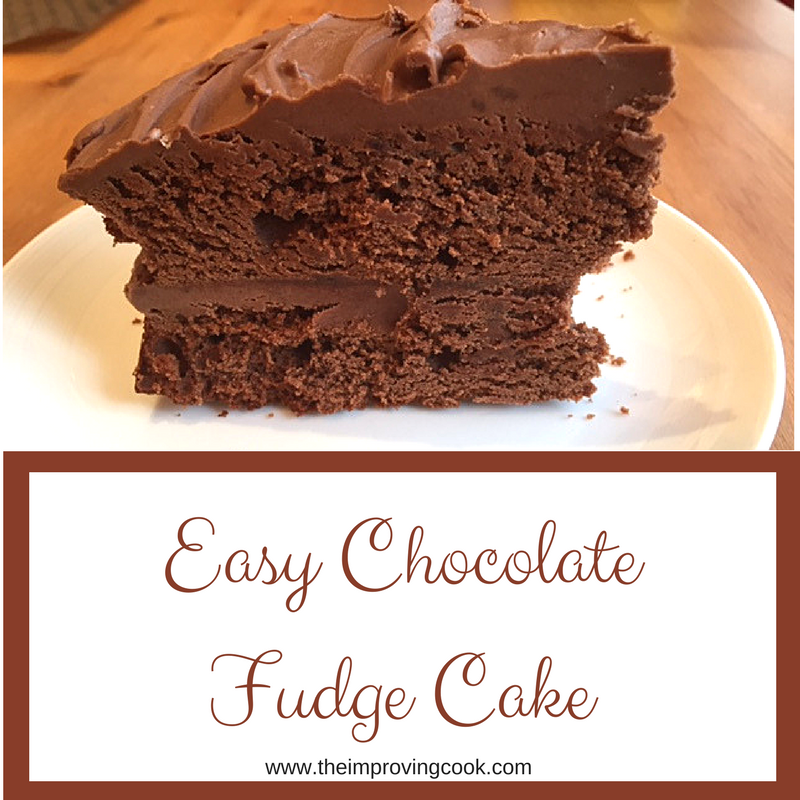 Easy Chocolate Fudge Cake