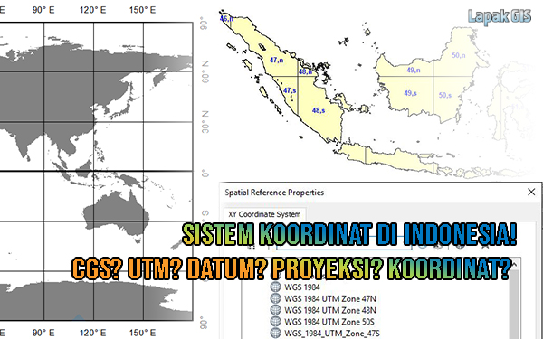 Sistem koordinat di Indonesia! CGS? UTM? Datum? Proyeksi? Koordinat ...