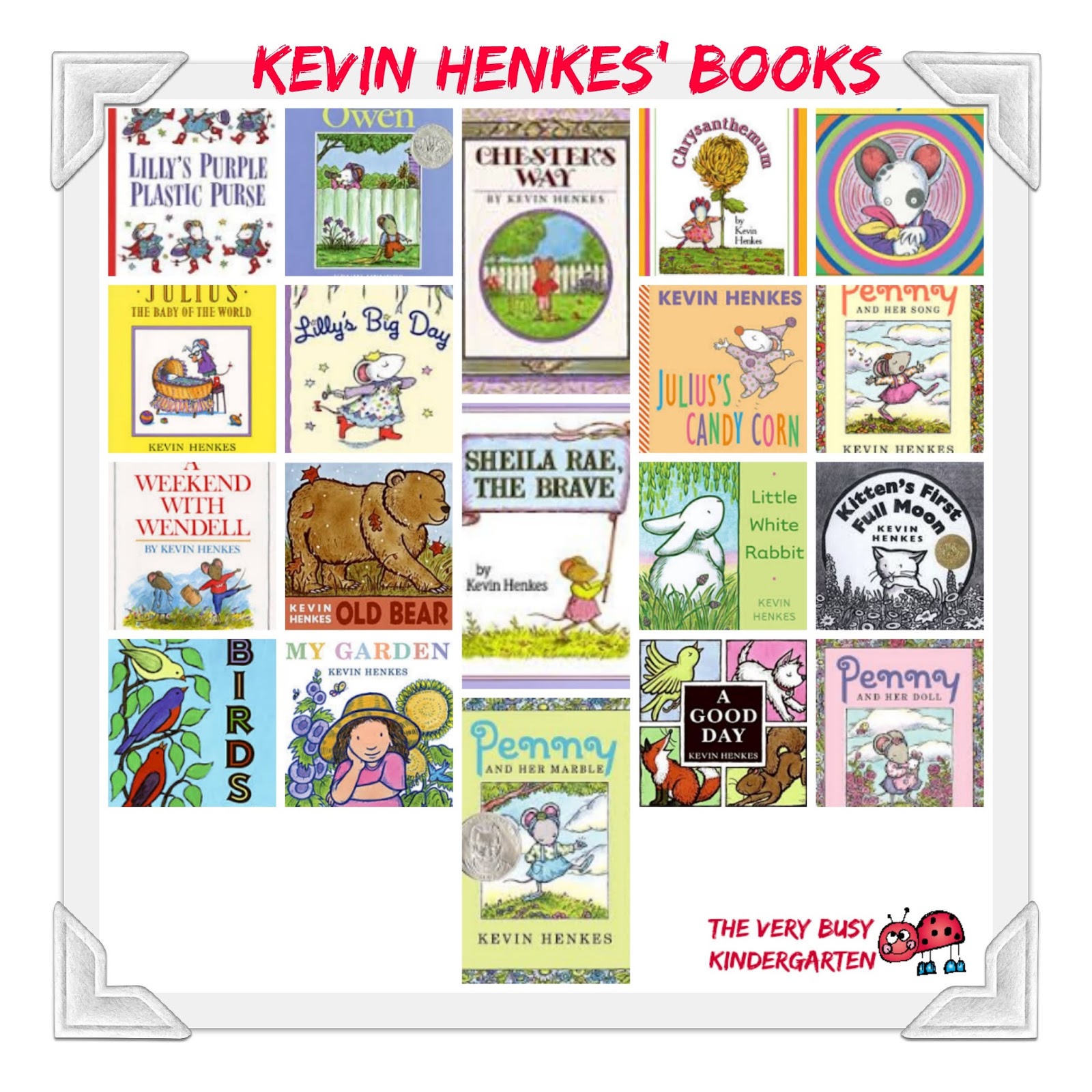 The Very Busy Kindergarten: Author of the Month -- The Best Kevin ...