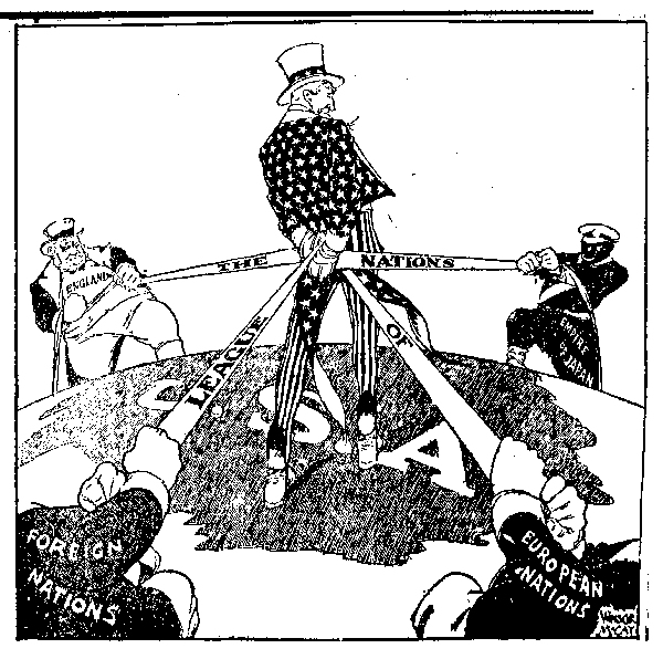 Houston 1: WWI Political Cartoon Houston 1: WWI Political Cartoon