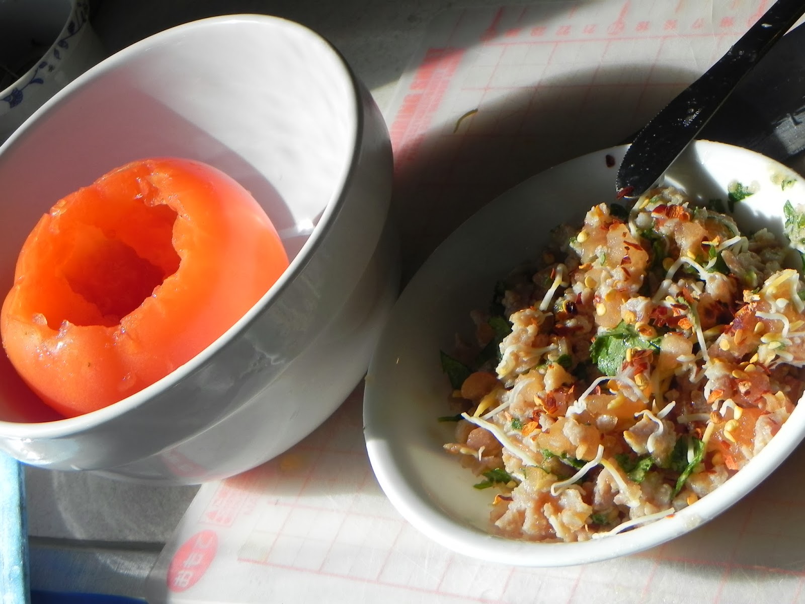 beyond foods: STUFFED TOMATO