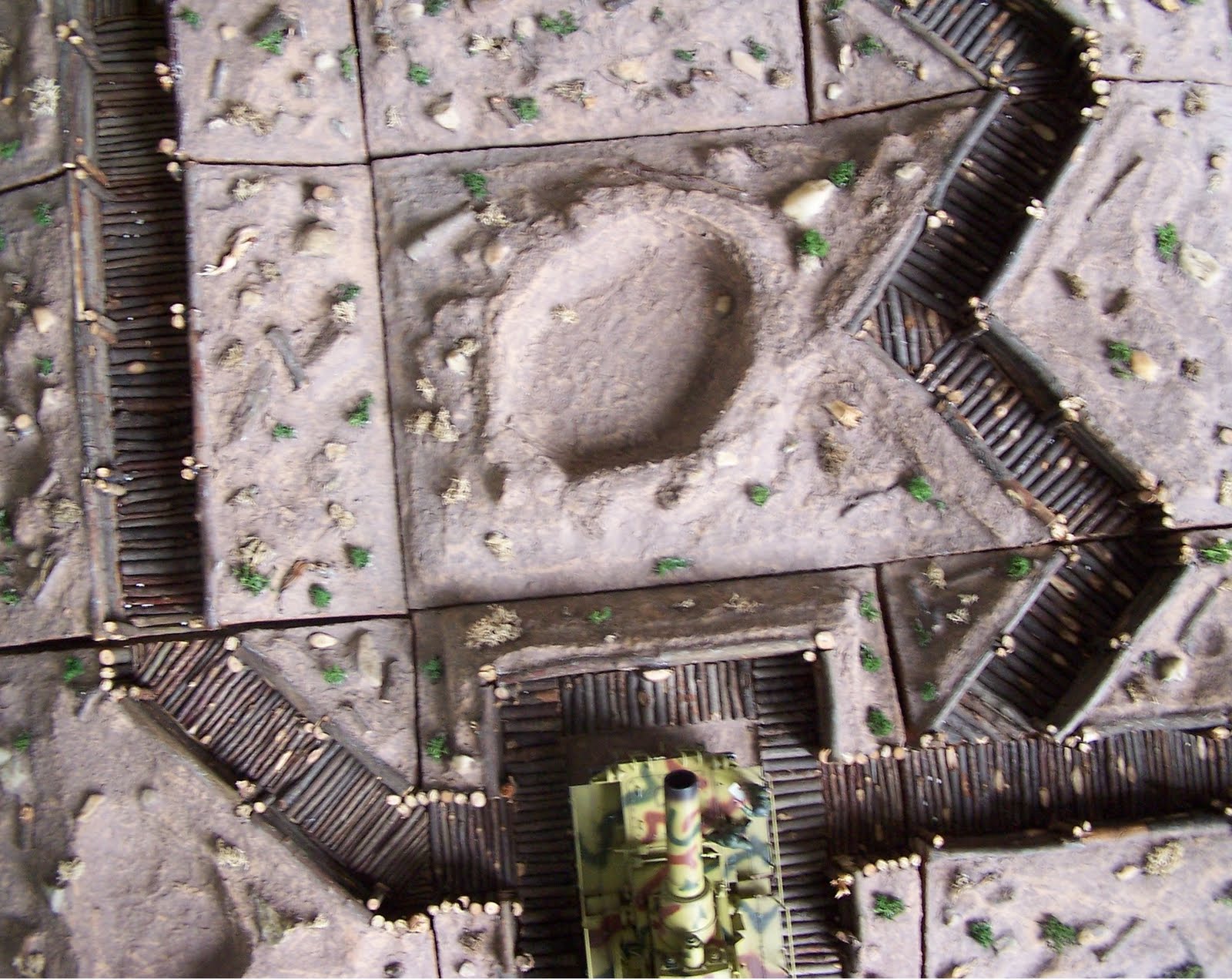 WWII Plastic Toy Soldiers: Trench System