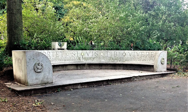 Daytonian in Manhattan: The Waldo M. Hutchins Bench - Central Park